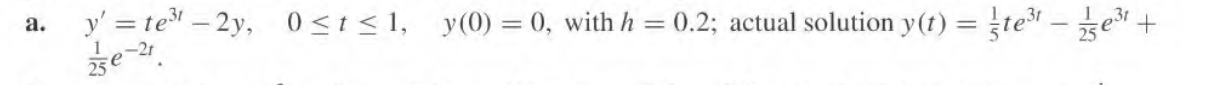 Solved USE MATLAB TO CODE THE ADAMS BASHFORTH METHOD OF | Chegg.com