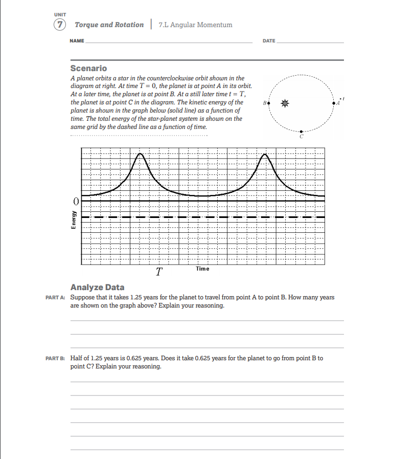Solved UNIT (7) Torque and Rotation 7.L Angular Momentum | Chegg.com