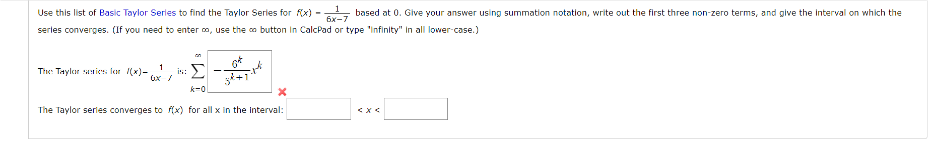 Solved Use this list of Basic Taylor Series to find the | Chegg.com