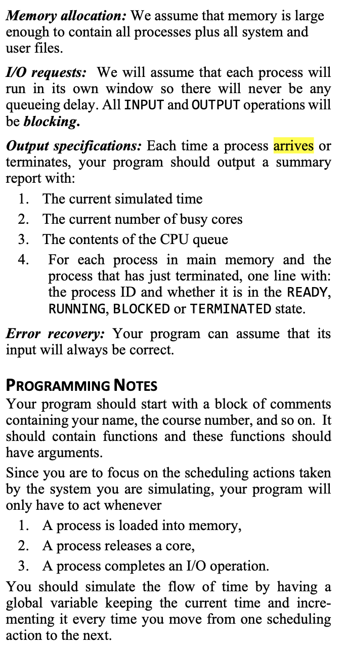 Solved Operating Systems this is a different version of the | Chegg.com