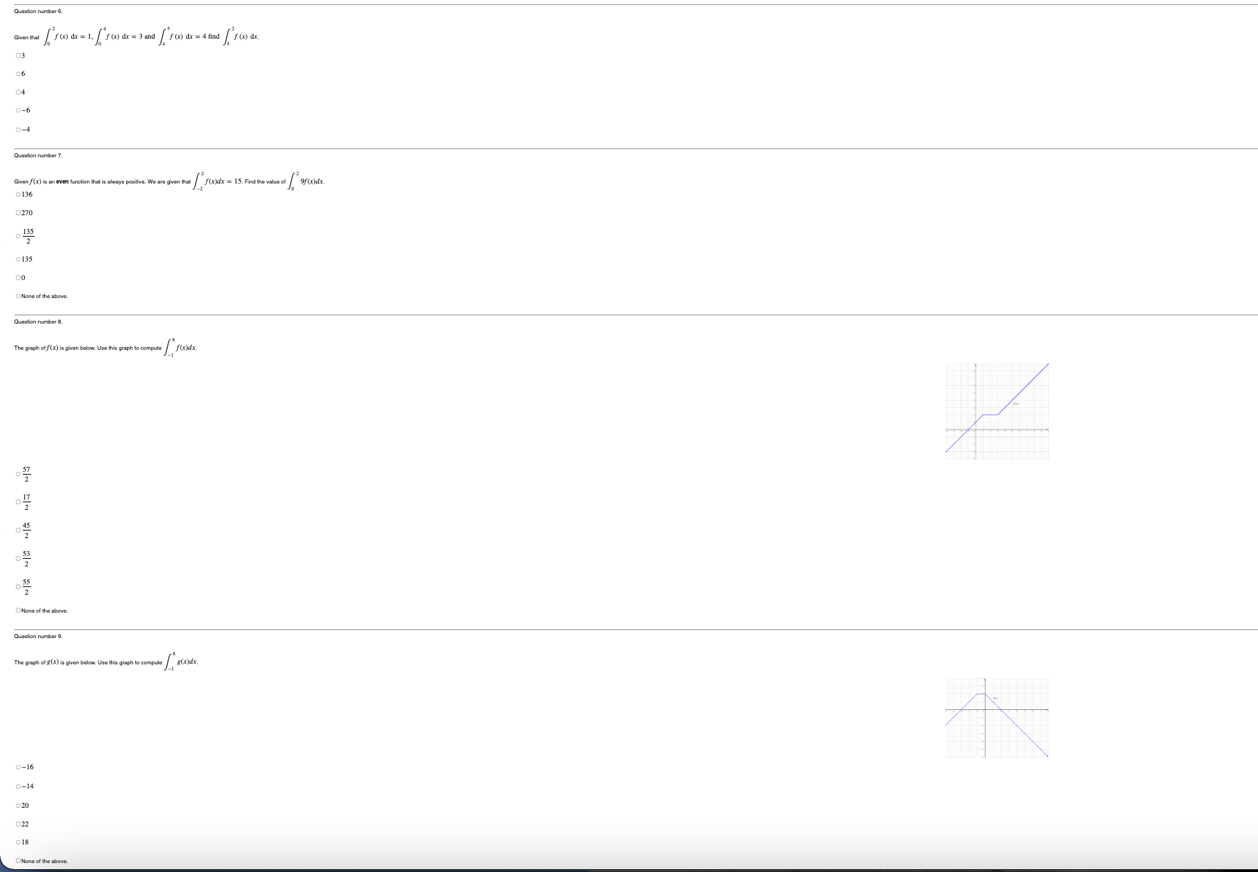 Solved questions 6-9 ﻿please. | Chegg.com