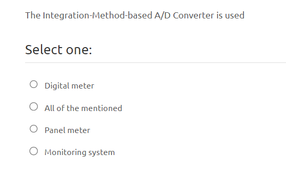 Solved The Integration-Method-based A/D Converter is | Chegg.com