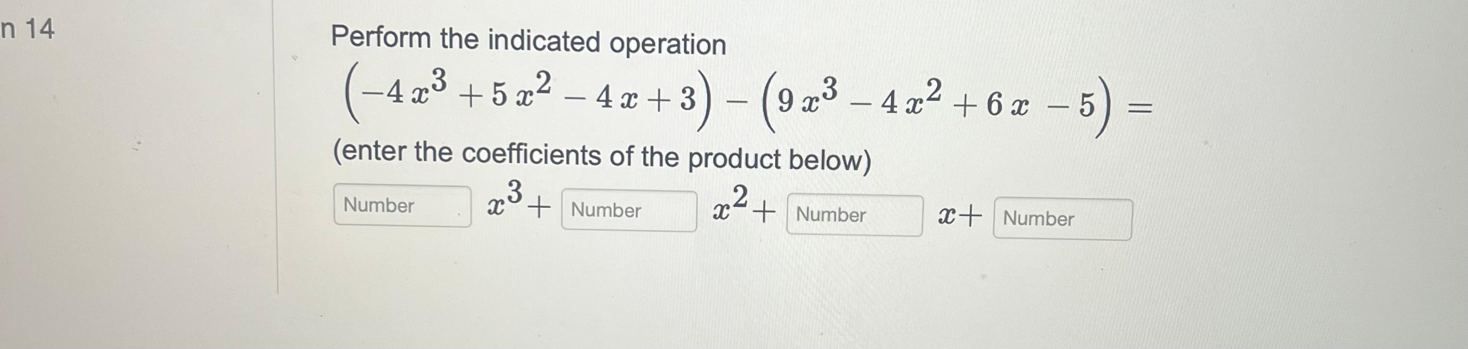 Solved Perform the indicated operation | Chegg.com