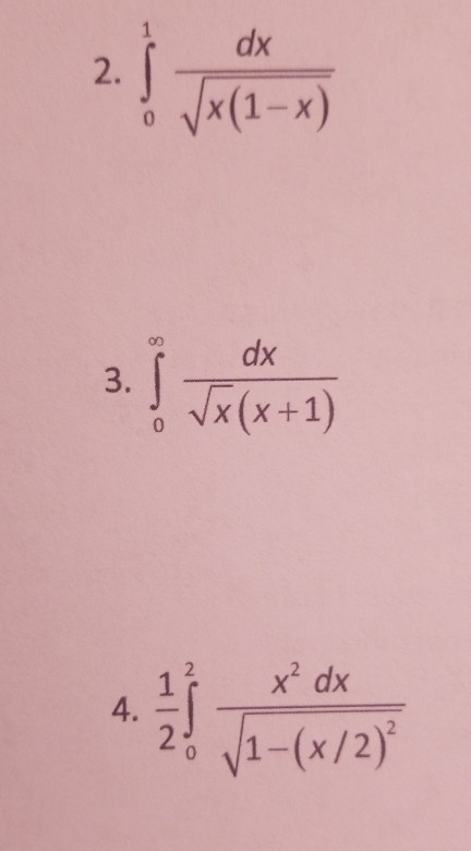 Solved Each of the improper integrals below is convergent. | Chegg.com