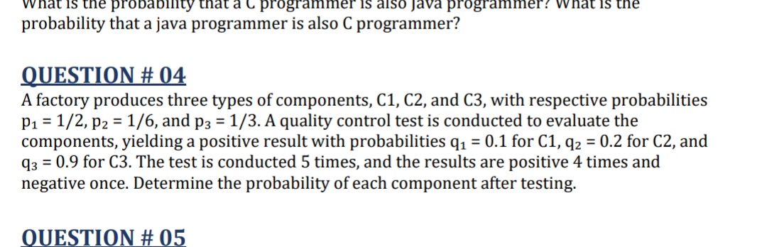 Solved probability that a java programmer is also C | Chegg.com