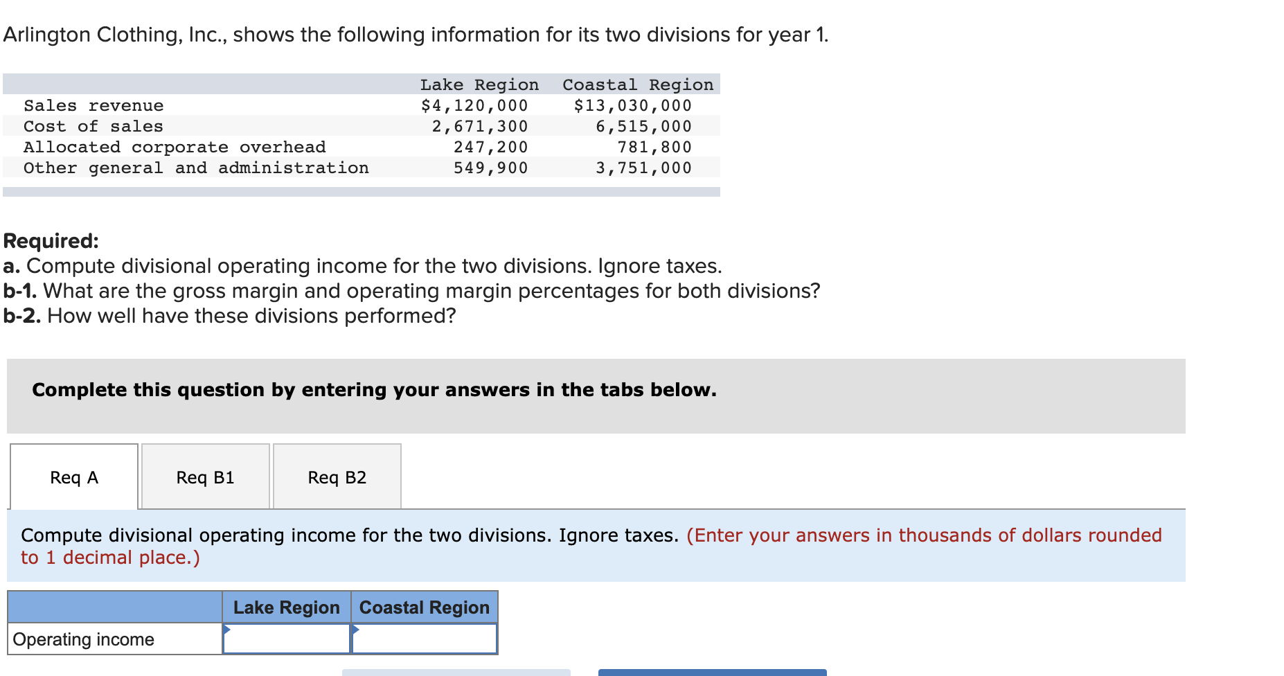 Solved Arlington Clothing, Inc., shows the following | Chegg.com