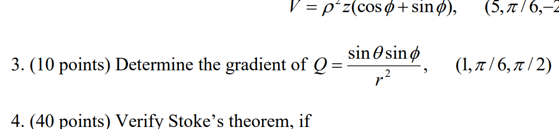 Solved = Pʻz(cos 0 + sino), (5, /6,-2 3. (10 points) | Chegg.com