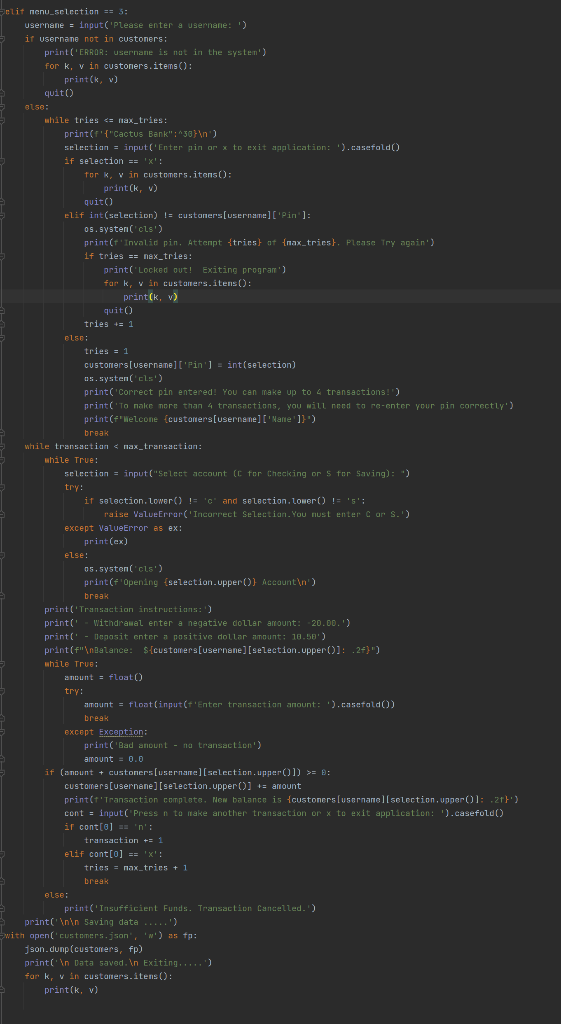 Solved I want to implant my Python function create_pin in | Chegg.com
