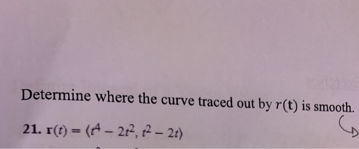 Solved Determine where the curve traced out by r(t) is | Chegg.com