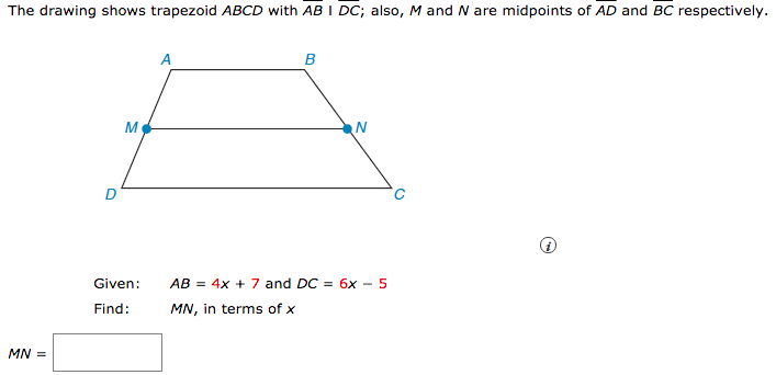 Solved In ABC,M and N are midpoints of AC and BC, | Chegg.com