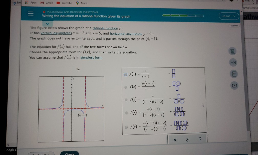 Solved Max Ney !!! Apps M Gmail YouTube Maps om/Precalcul — | Chegg.com