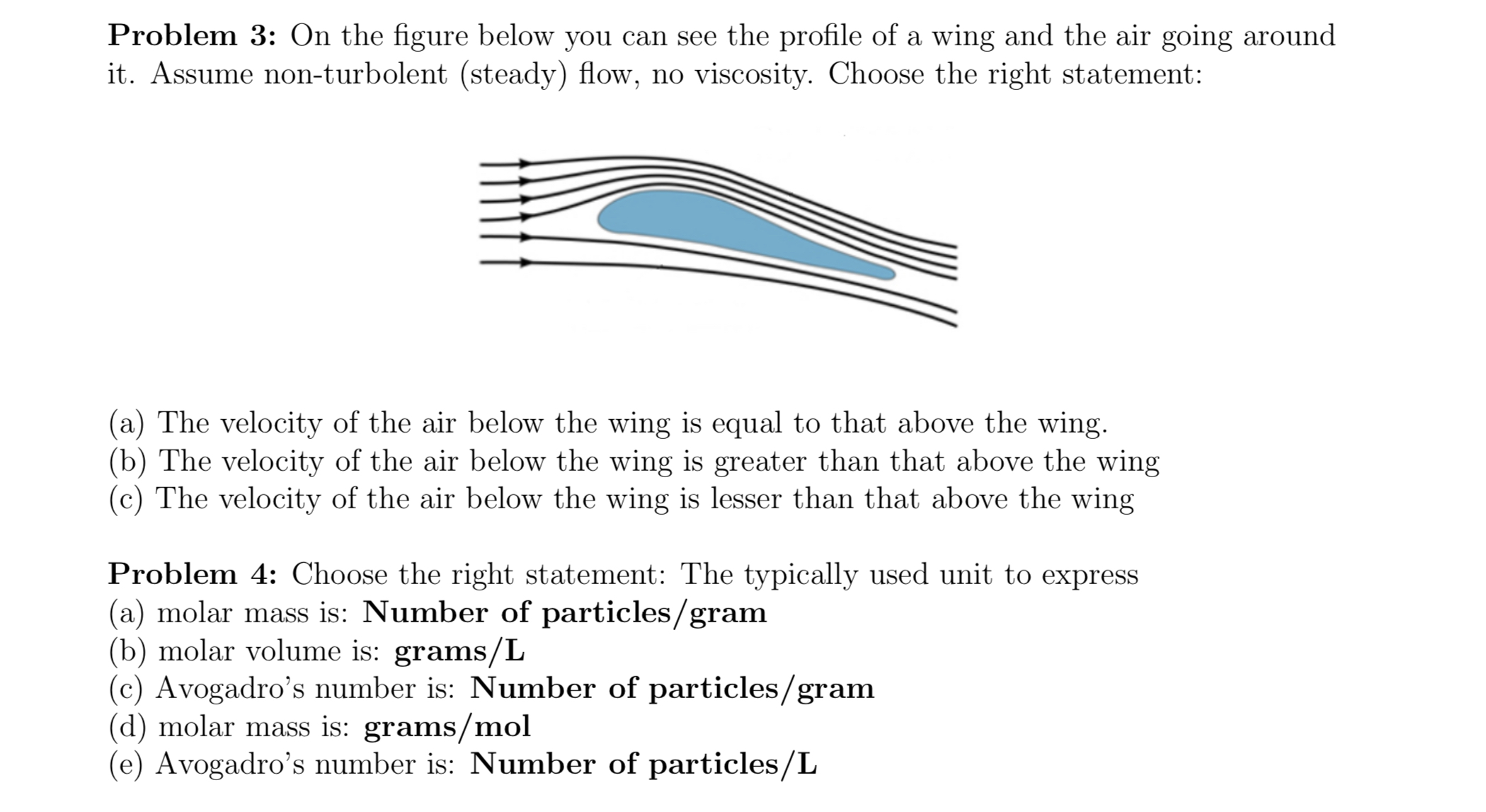Solved Section I - Conceptual Questions (only answers | Chegg.com