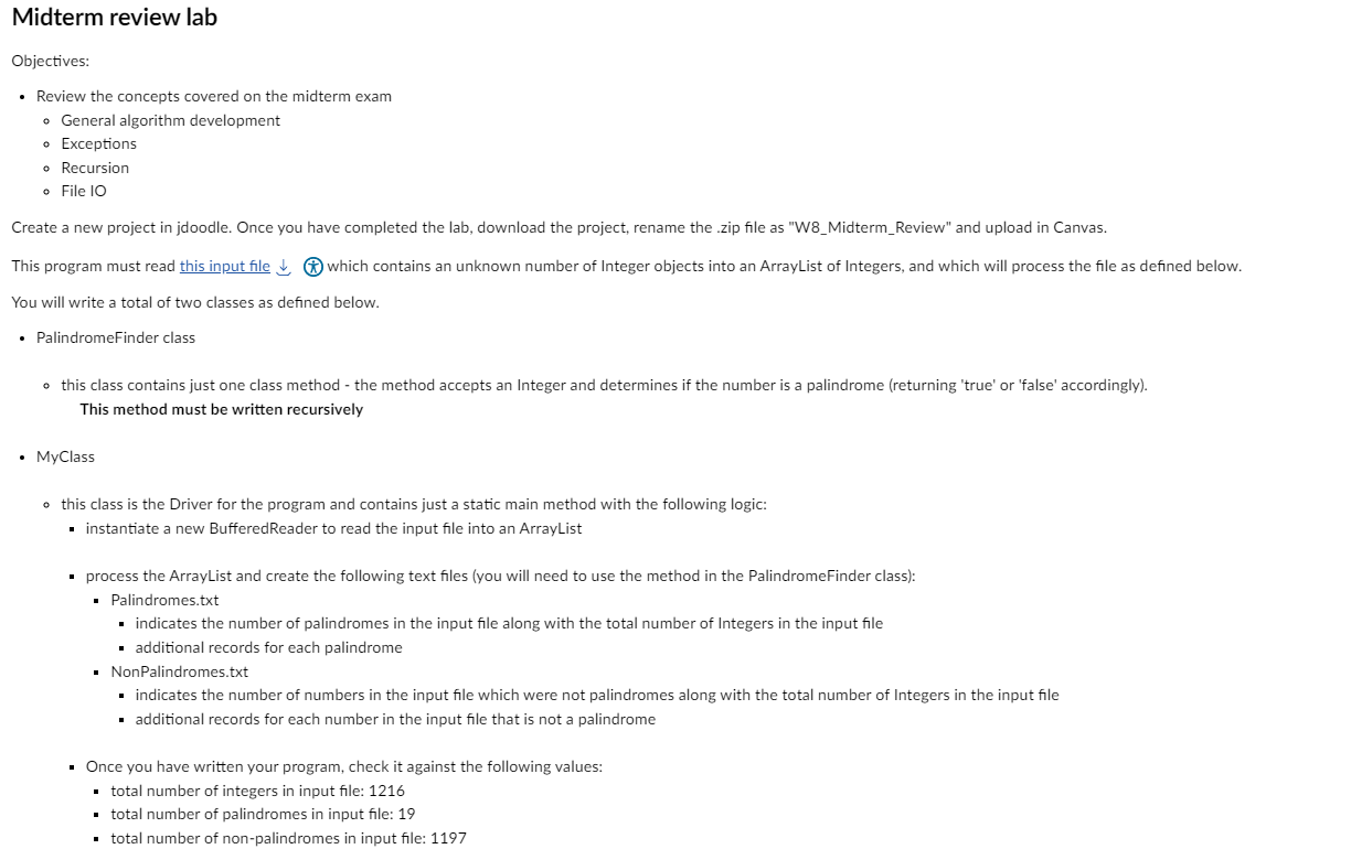 Solved Midterm review lab Objectives: - Review the concepts | Chegg.com
