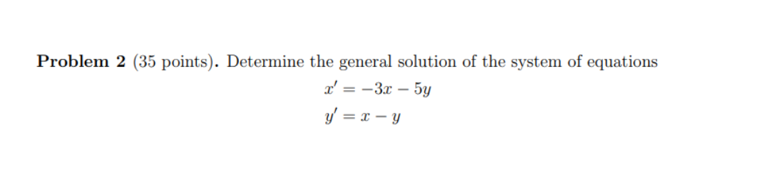 Solved Please solve using D operator, Not Eigen method . And | Chegg.com