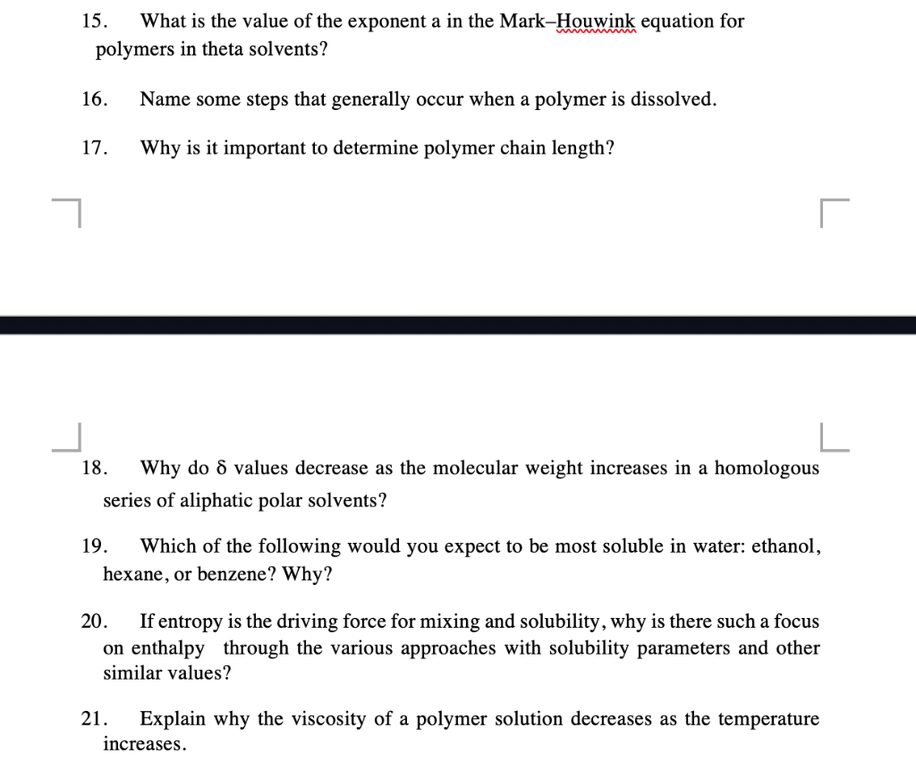 Solved 15. What is the value of the exponent a in the | Chegg.com