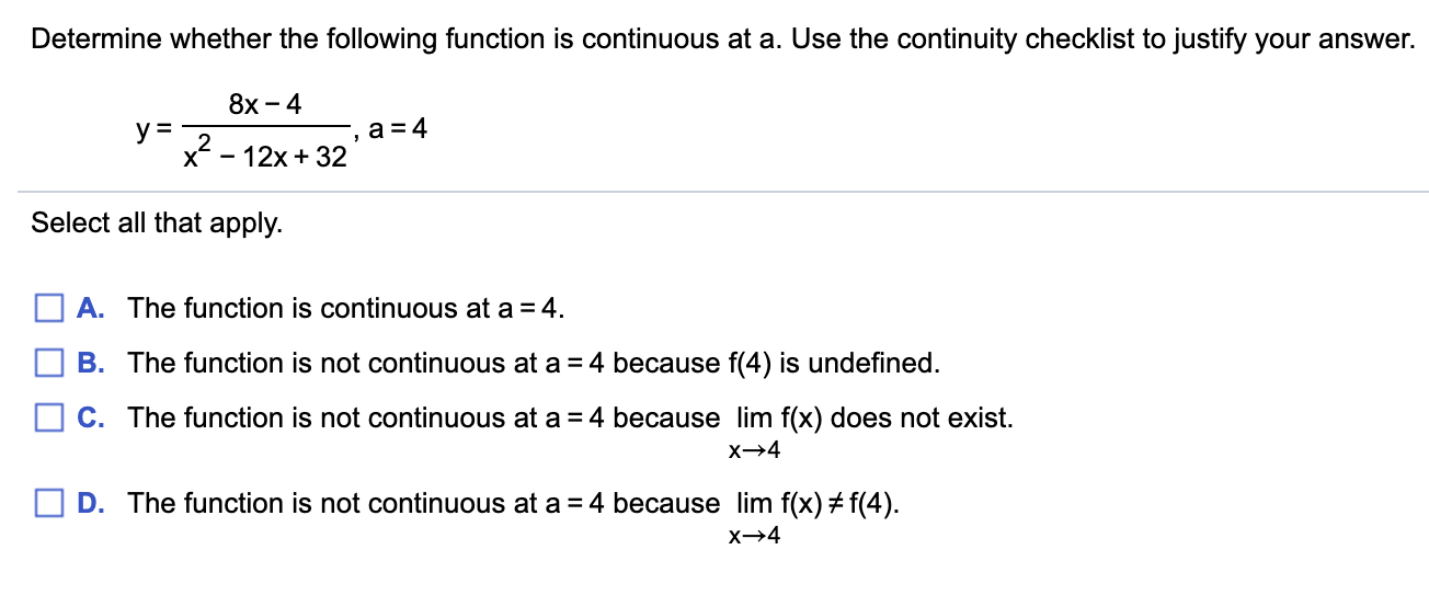 Solved Determine whether the following function is | Chegg.com