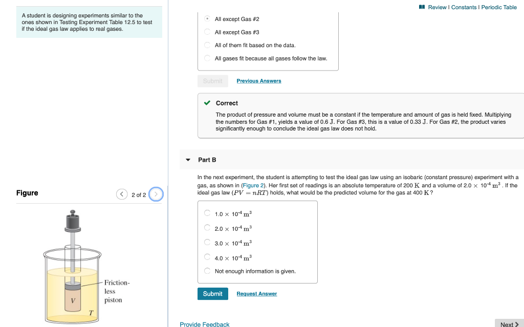 Solved MI Review | Constants Periodic Table A student is | Chegg.com