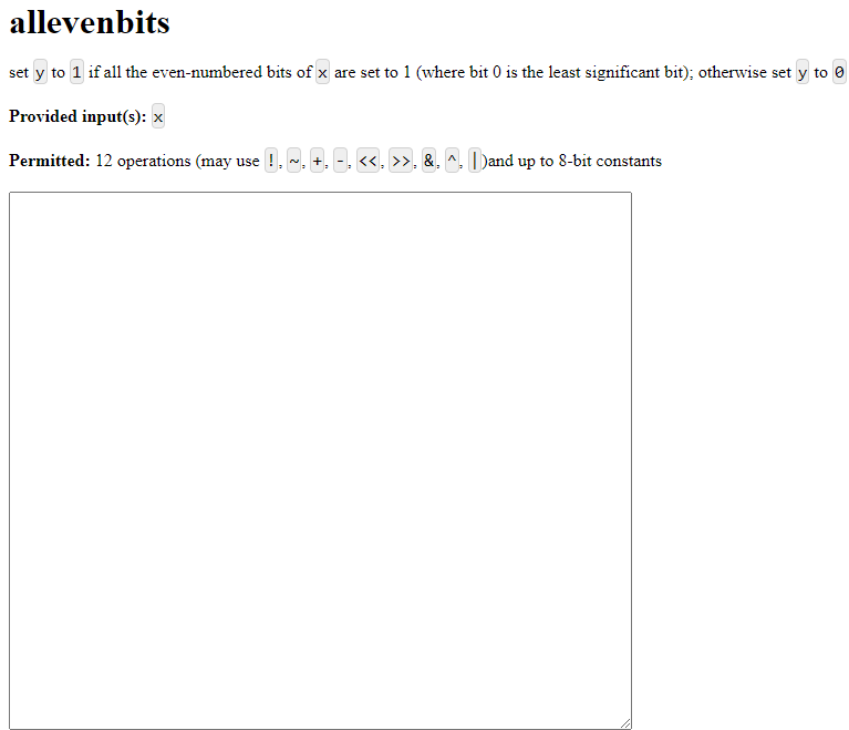 Solved allevenbits set y to 1 if all the even-numbered bits | Chegg.com