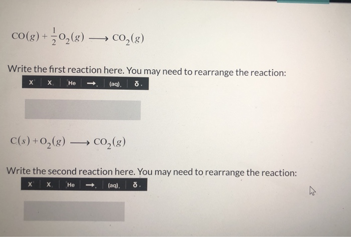 Solved How should the first two reactions be rearranged so | Chegg.com