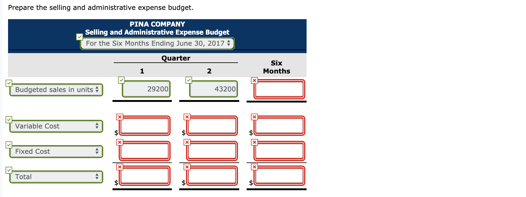 Solved Problem 13-1 (Part Level Submission) Pina Company | Chegg.com