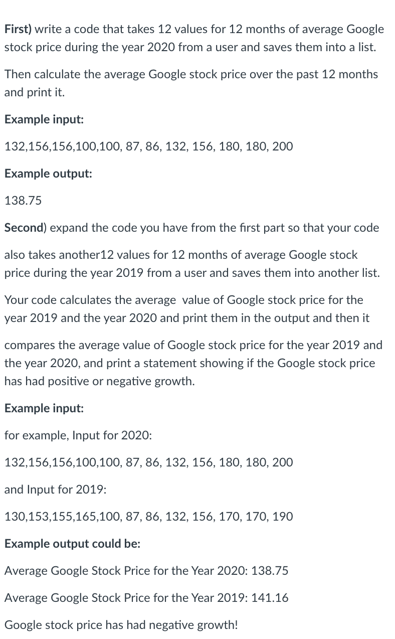 Solved First) write a code that takes 12 values for 12 | Chegg.com