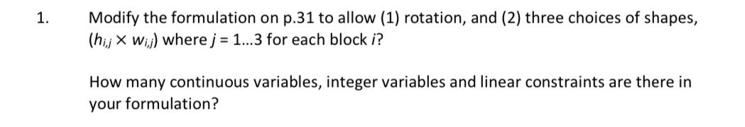 Mixed Integer Linear Programming (MILP) W • Minimize | Chegg.com