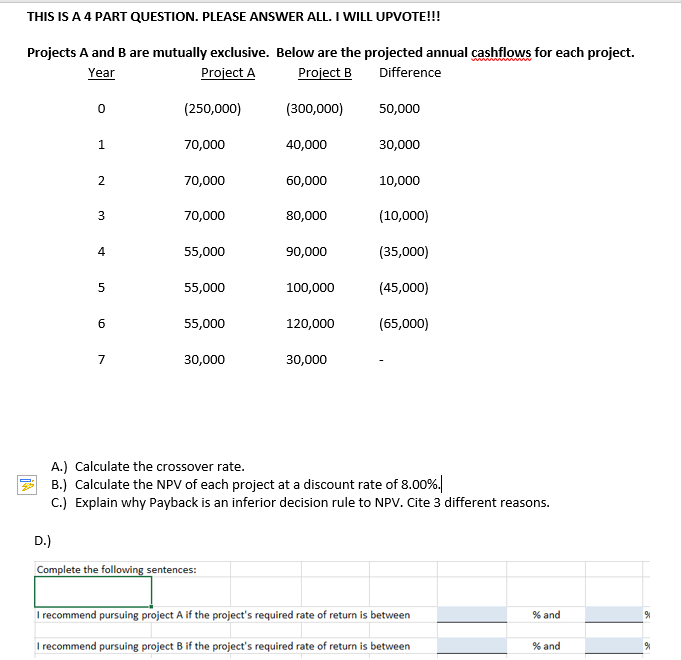 Solved THIS IS A 4 PART QUESTION. PLEASE ANSWER ALL. I WILL | Chegg.com