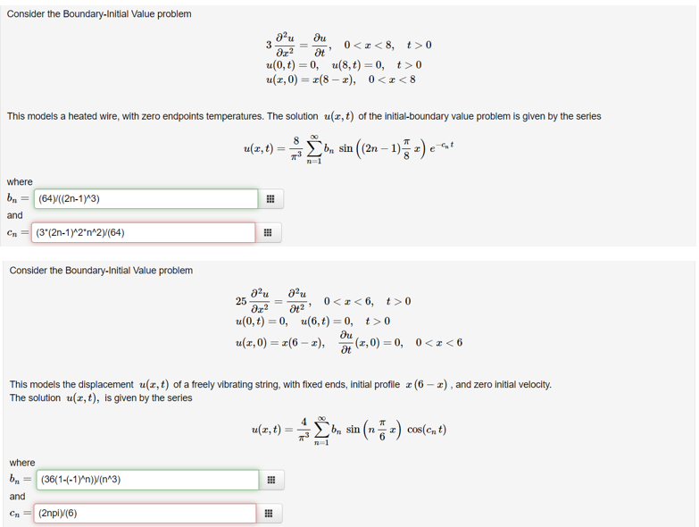 Solved Consider the Boundary-Initial Value problem au ди 3 0 | Chegg.com