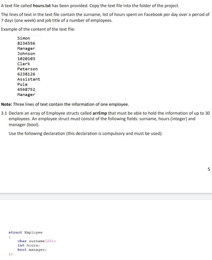 Solved Given Text file | Chegg.com