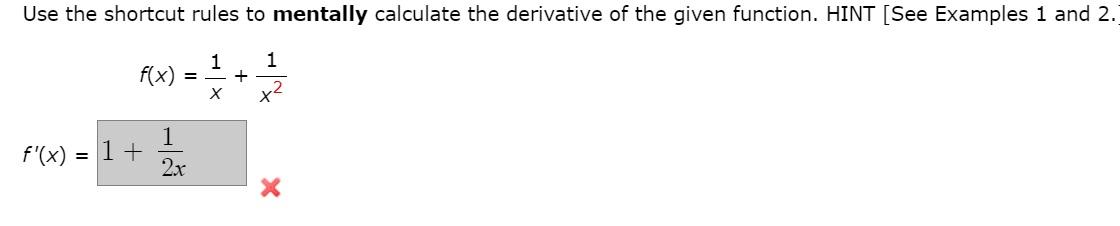 Solved Use the shortcut rules to mentally calculate the | Chegg.com