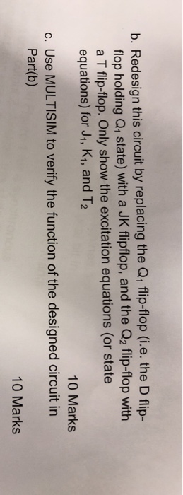 Solved 5. Consider the following clocked sequential circuit | Chegg.com