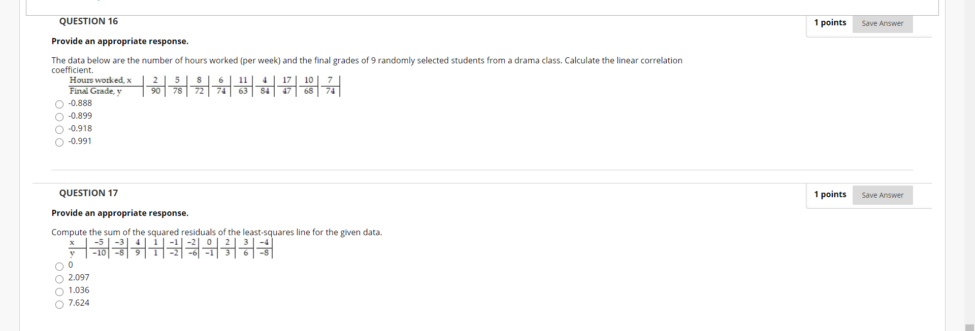 Solved Question 15 Provide An Appropriate Response 6 The