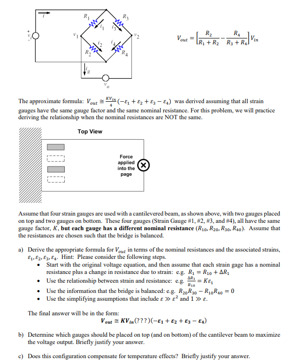 Vout R2 R Vin LR1 + R2 R3 R4 The approximate formula: | Chegg.com