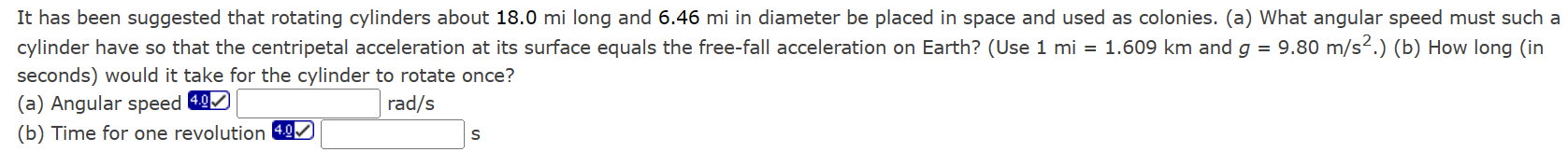 Solved It has been suggested that rotating cylinders about | Chegg.com