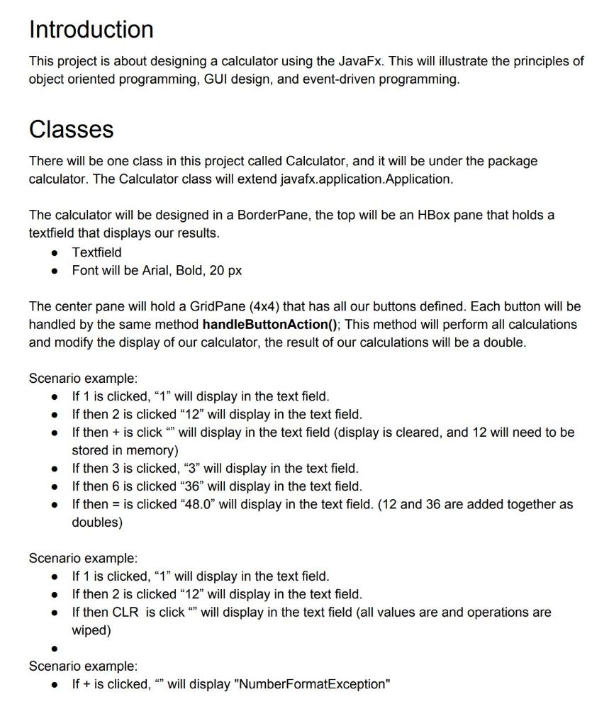 Solved This project is about designing a calculator using | Chegg.com