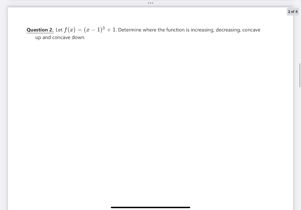 Solved Question 2 Let F X X−1 3 1 Determine Where The