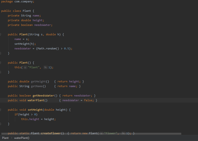Solved ** HERE IS THE GIVEN CLASS DIRT.JAVA:** **JUST COPY | Chegg.com