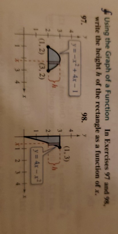 Solved Using the Graph of a Function In Exercises 97 and 98, | Chegg.com