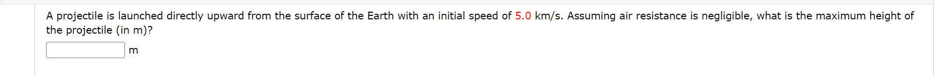 Solved A projectile is launched directly upward from the | Chegg.com