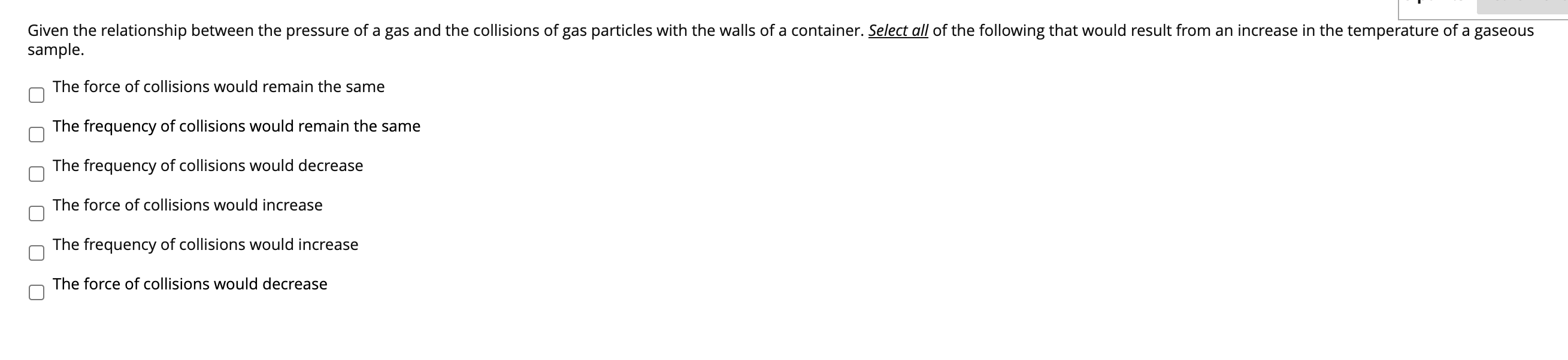 Solved Given the relationship between the pressure of a gas | Chegg.com