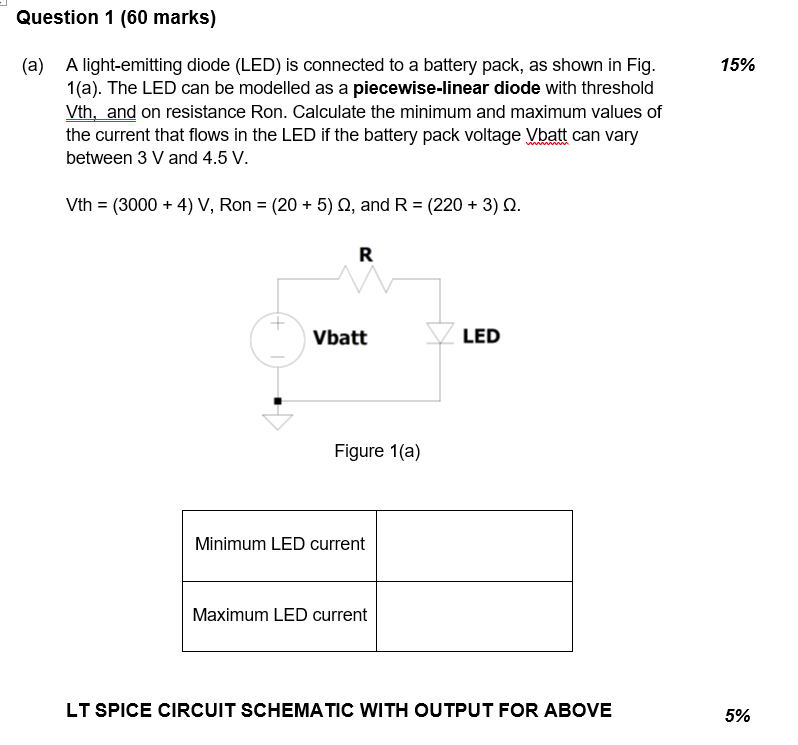 NOTE ONLY LT SPICE SCHEMATIC AND OUTPUTNO SOLVING BY | Chegg.com