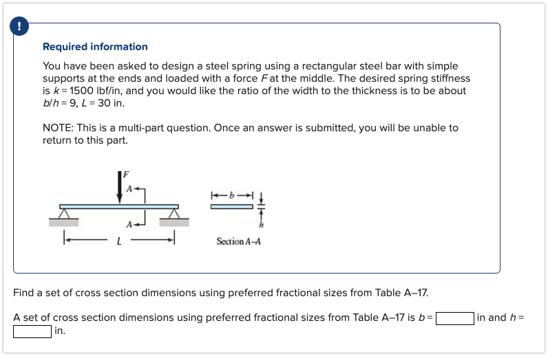 Solved ! Required information You have been asked to design | Chegg.com