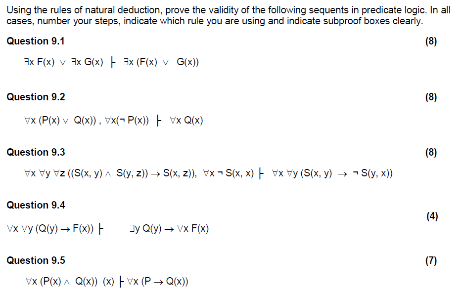 Solved Using the rules of natural deduction, prove the | Chegg.com