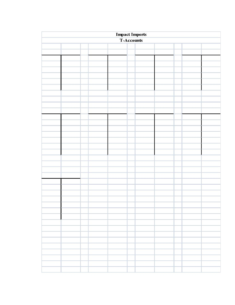 Solved i need to know how to fill out the T accounts and | Chegg.com