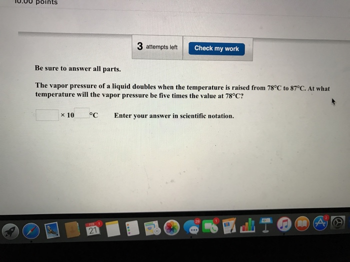 Solved 10.00 points 3 attempts left Check my work Be sure to | Chegg.com