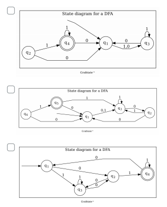 Solved Which of the following DFA's are in EDFA? Select all | Chegg.com