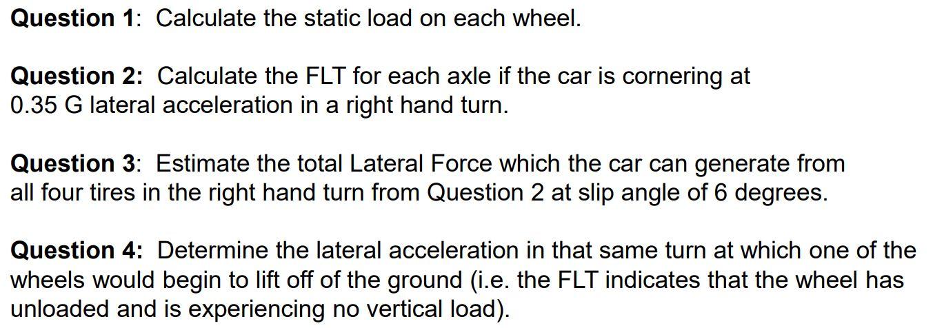 Solved Homework 5 . . 6 Consider the following vehicle: | Chegg.com