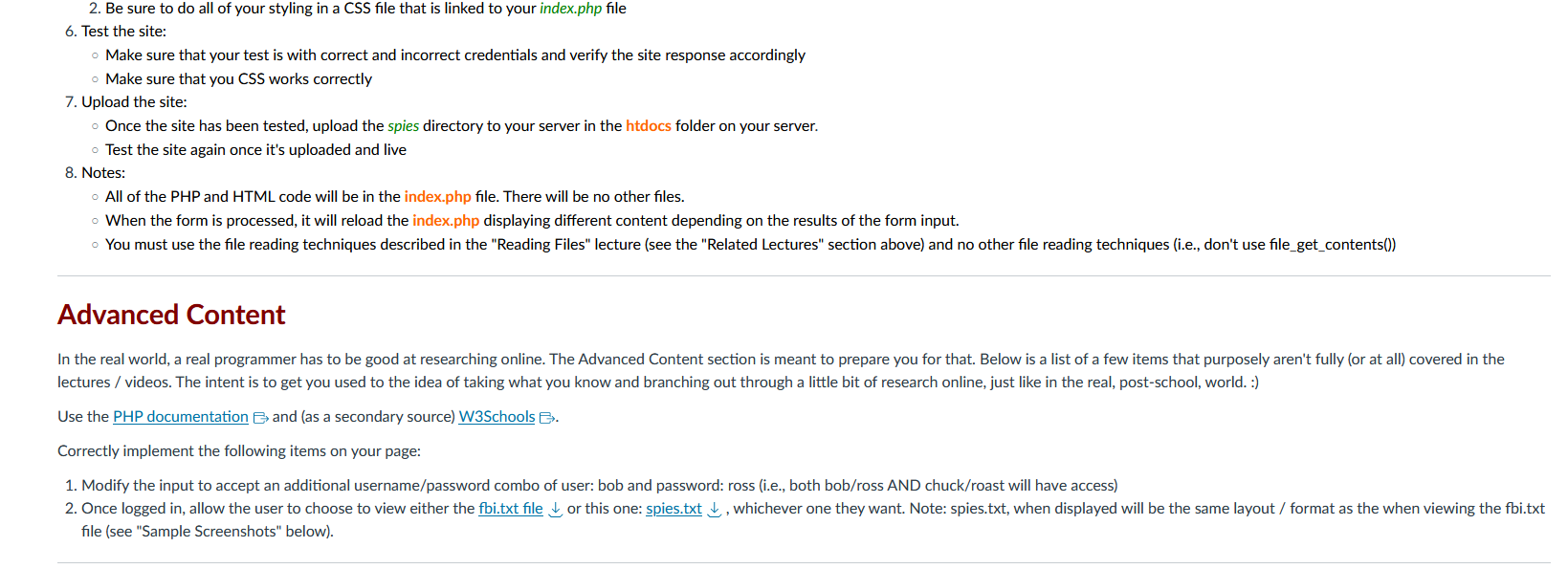 Solved 1. Create the following folder structure in your | Chegg.com