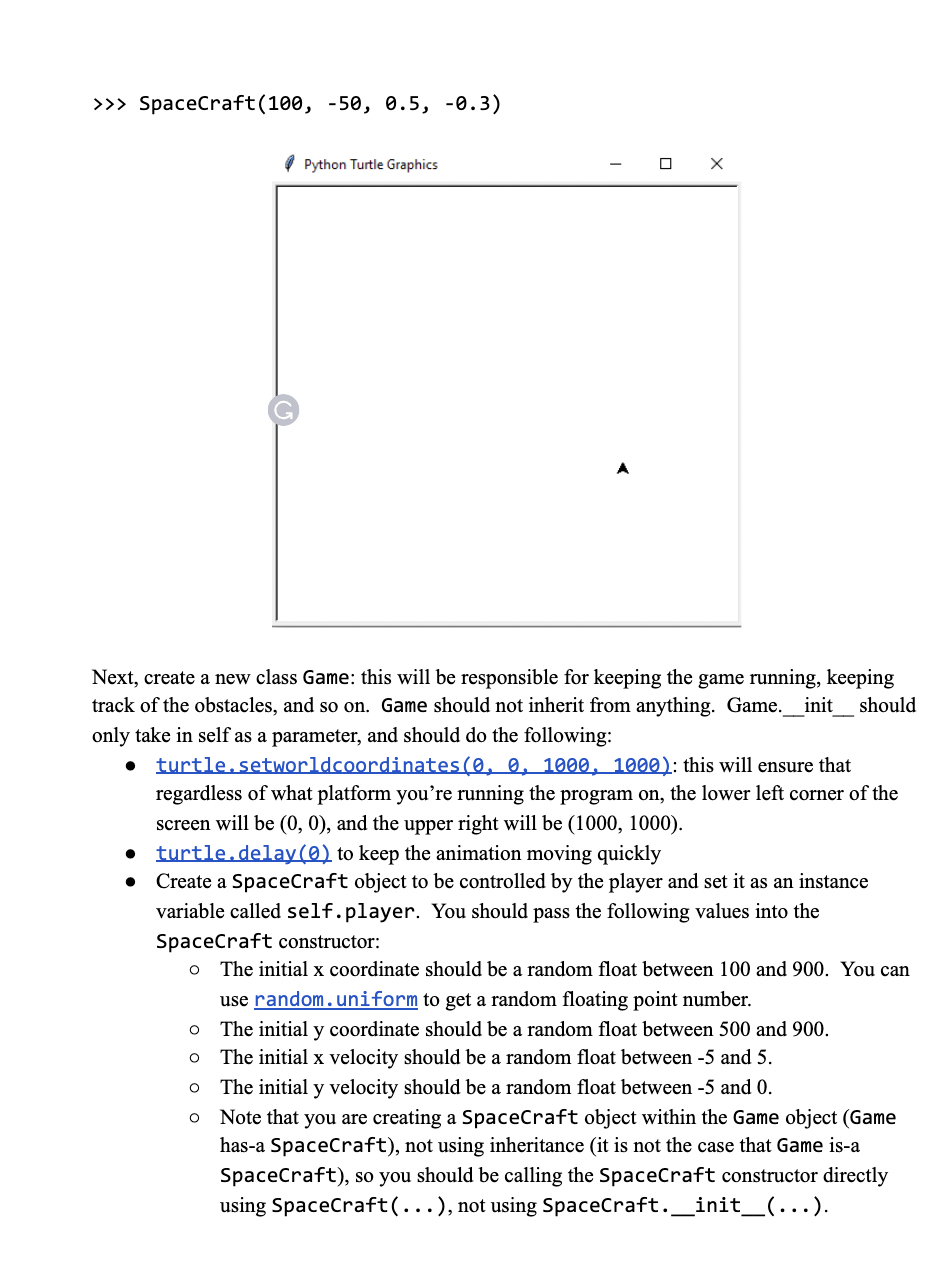 Problem A. (10 points) Simulating Gravity To get you | Chegg.com