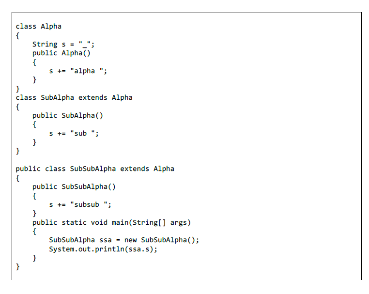 Solved Answer:For all of the following classes, you don't | Chegg.com